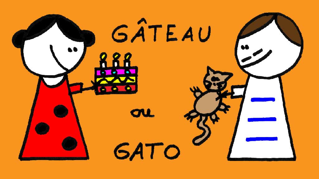 Gâteau ou gato ? - Ludovic Pedrocchi - profesordefrancesenmadrid.com