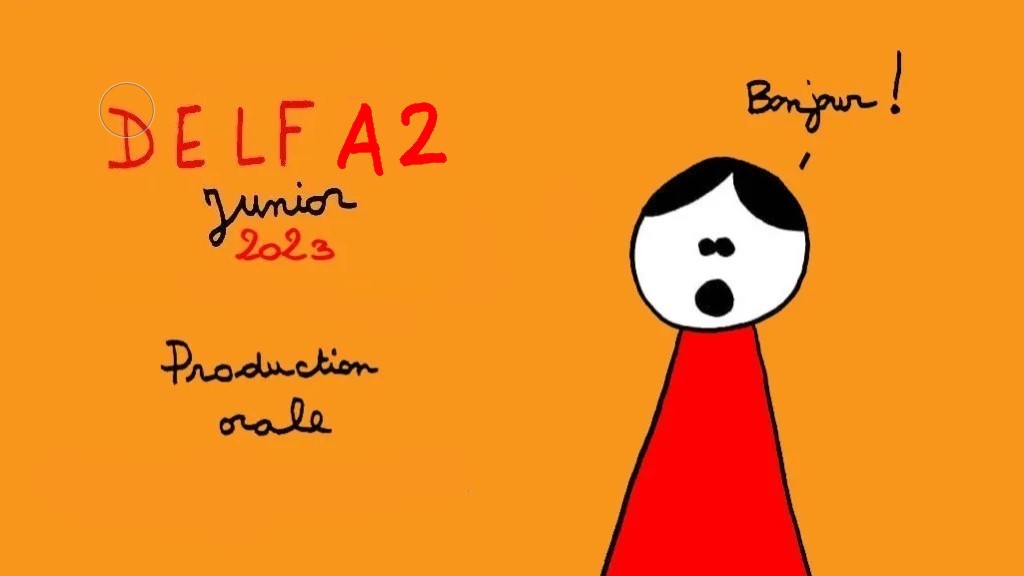 DELF A2 Junior 2023 - Exemple de production orale avec conseils et ...